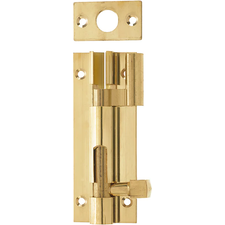 3" BRASS NECKED BARREL BOLT – Strahan Timber.